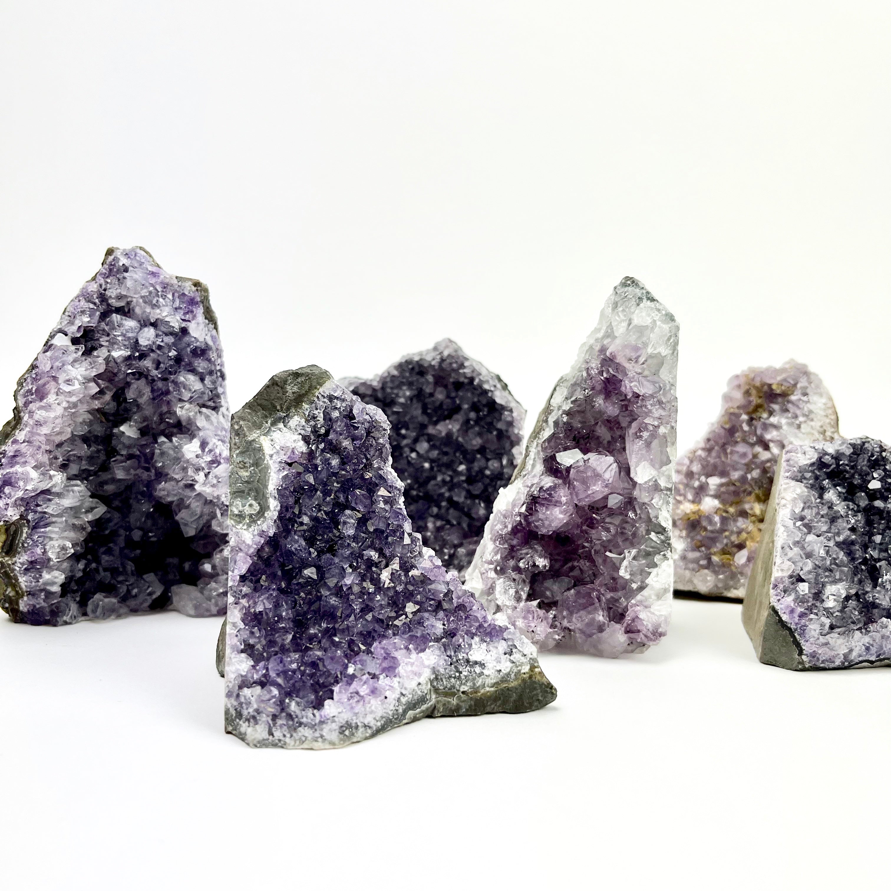 Amethyst Tumbled Stones, Rough Crystals, Palm Stones & Amethyst Druzy ...