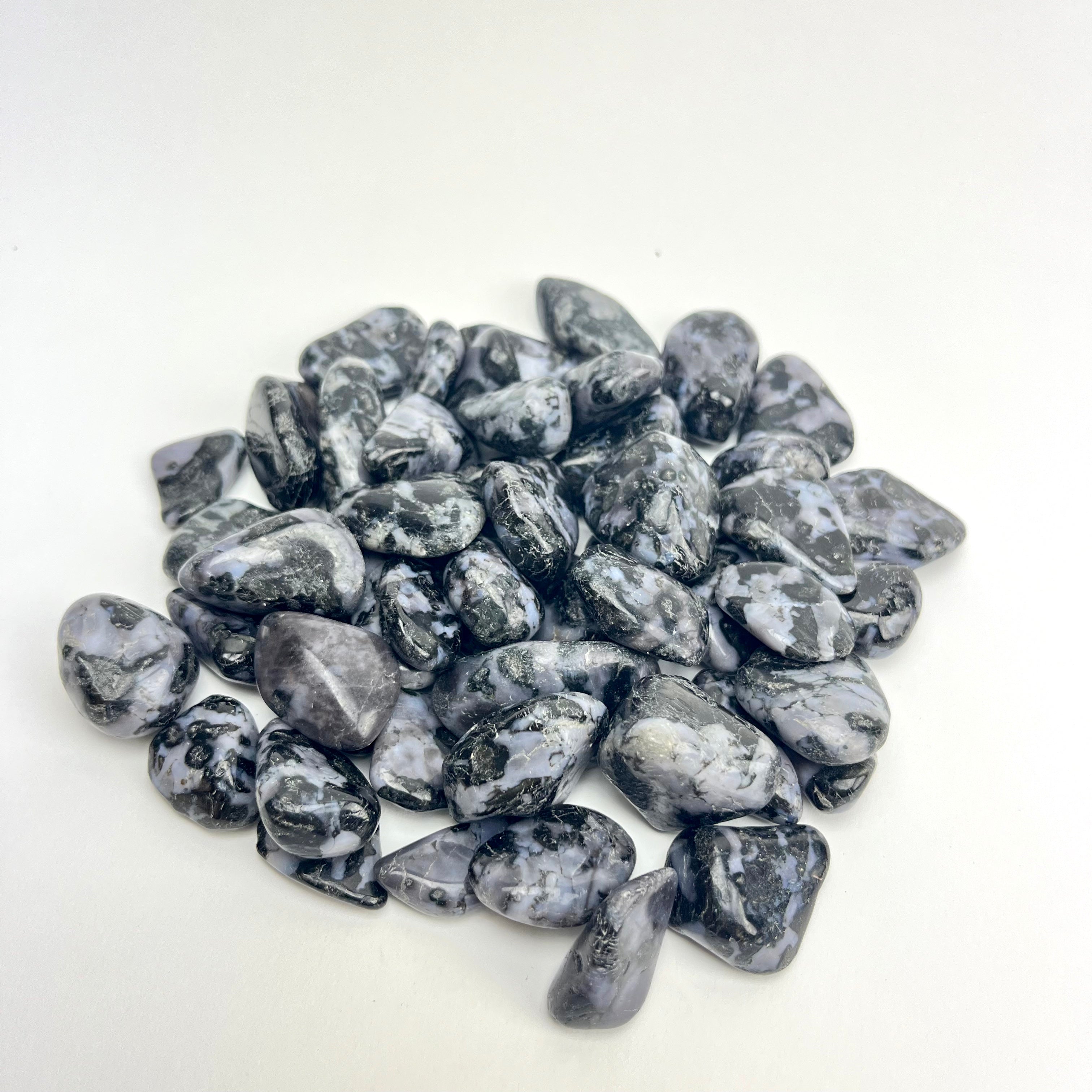 Indigo Gabbro "Mystic Merlinite" | Tumbled | 1 lb | 20-45mm | Madagasc ...