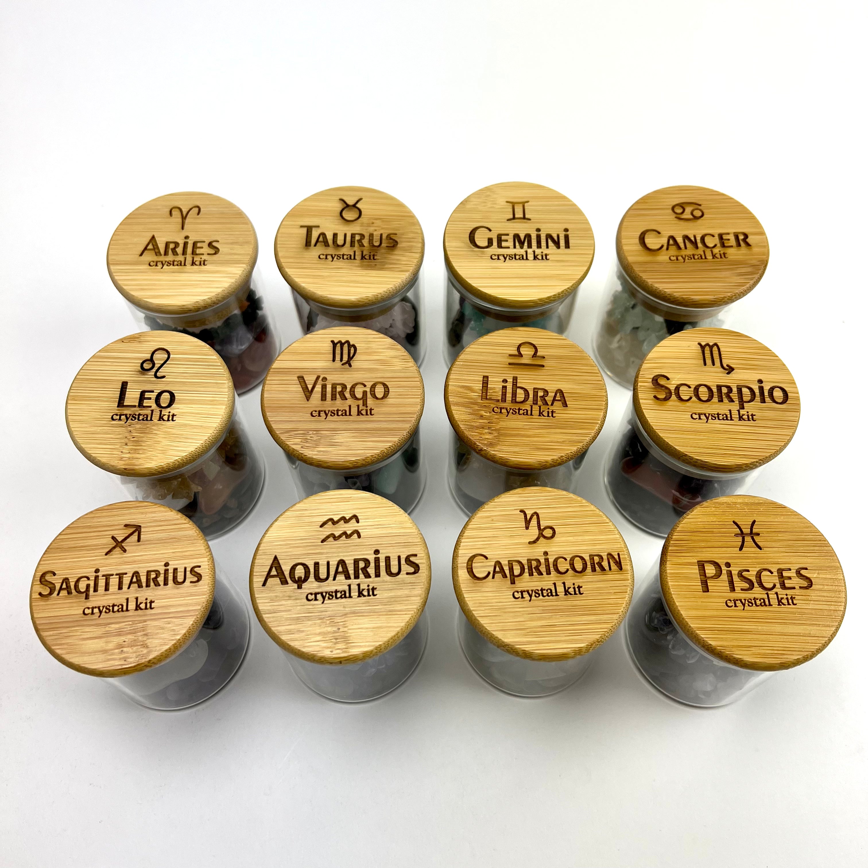 Zodiac Crystal Kits, Zodiac Signs Crystal Gems Nearby – Pelham Grayson Rose