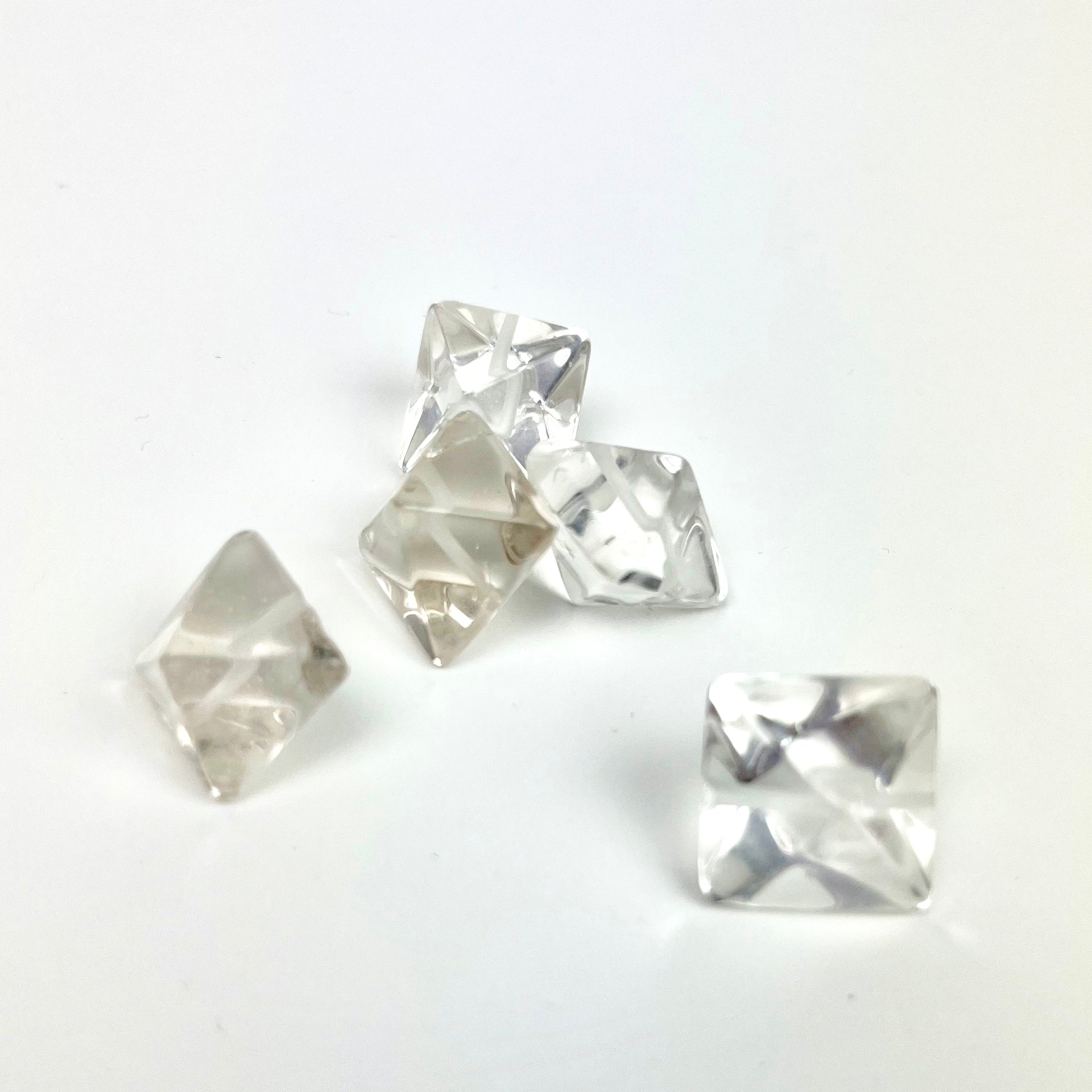Quartz | Beads | Octahedron | 16-18mm – Pelham Grayson Rose