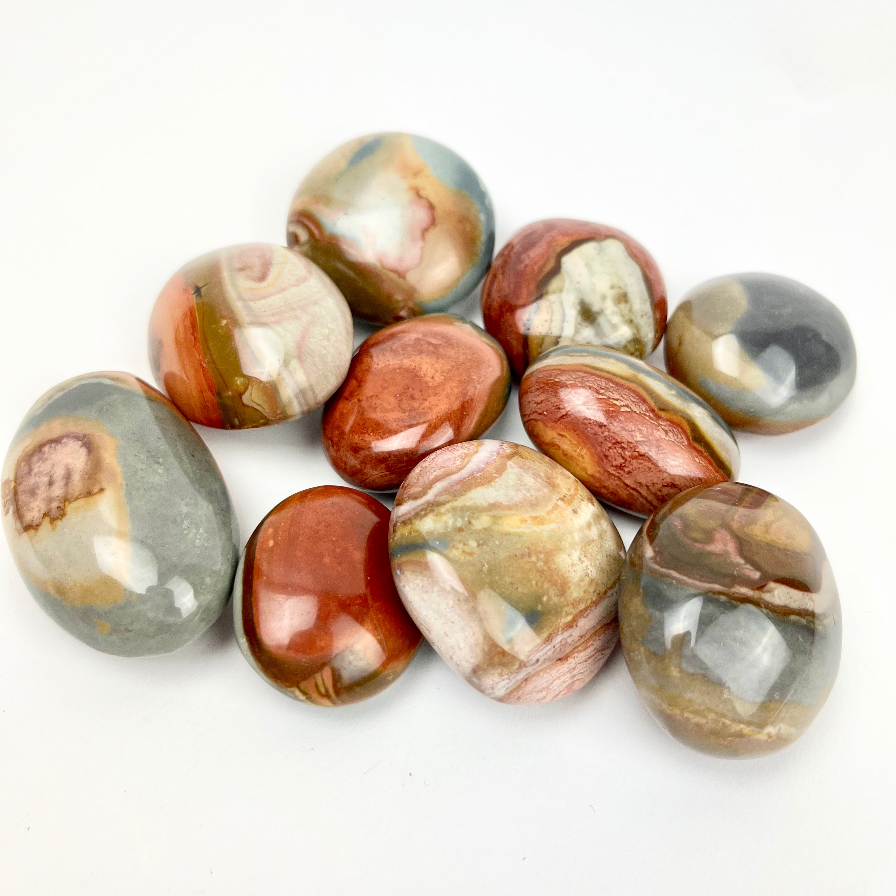 Polychrome "Desert" Jasper | Palmstone | 30-40mm | Madagascar – Pelham ...