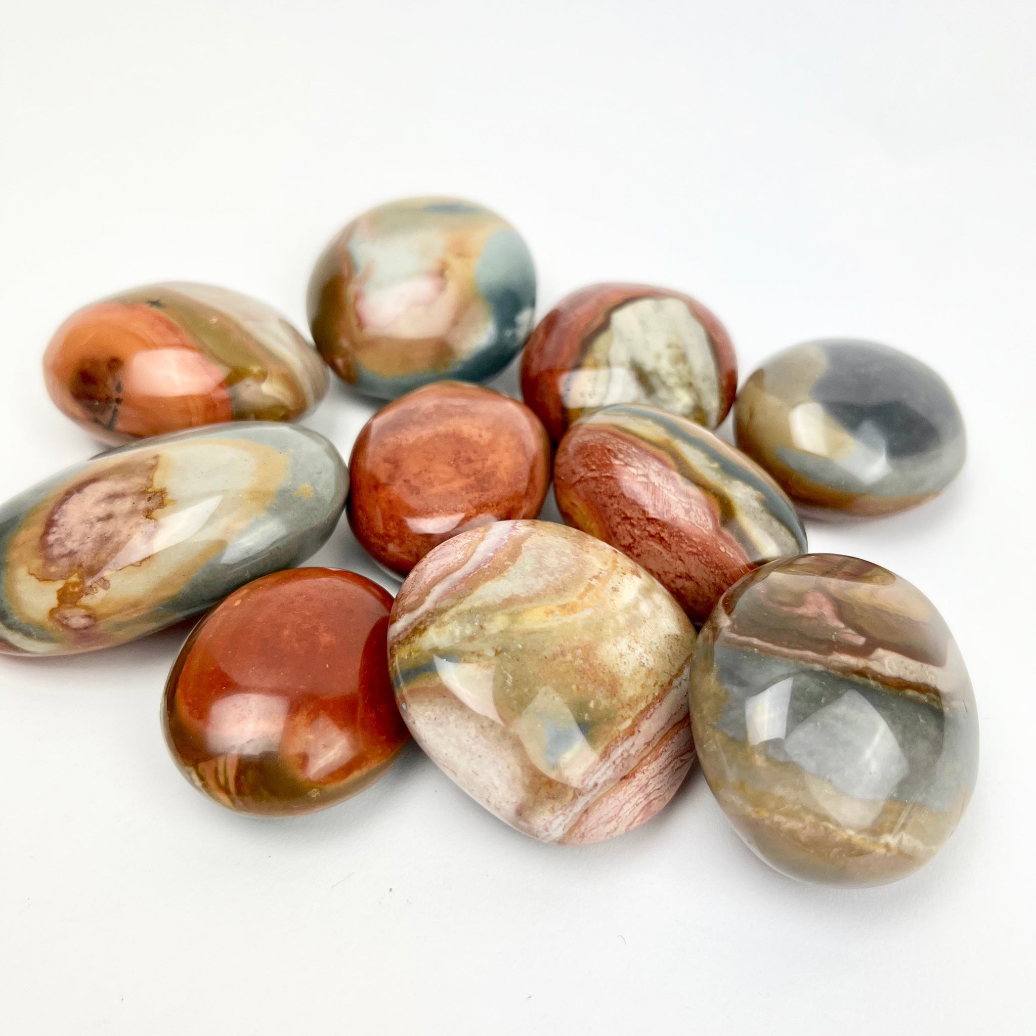 Polychrome "Desert" Jasper | Palmstone | 30-40mm | Madagascar – Pelham ...