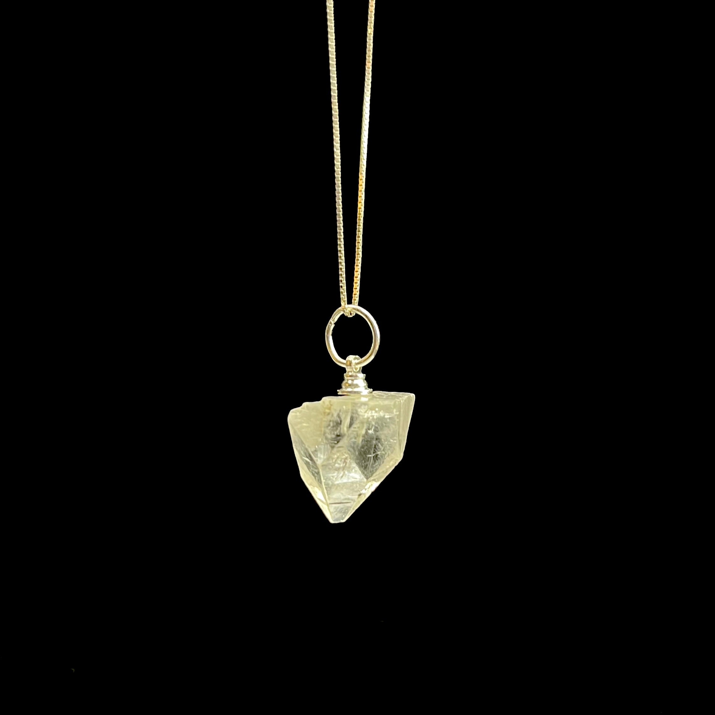 Apophyllite Point Pendant, Apophyllite Necklace Pendant, Apophyllite ...